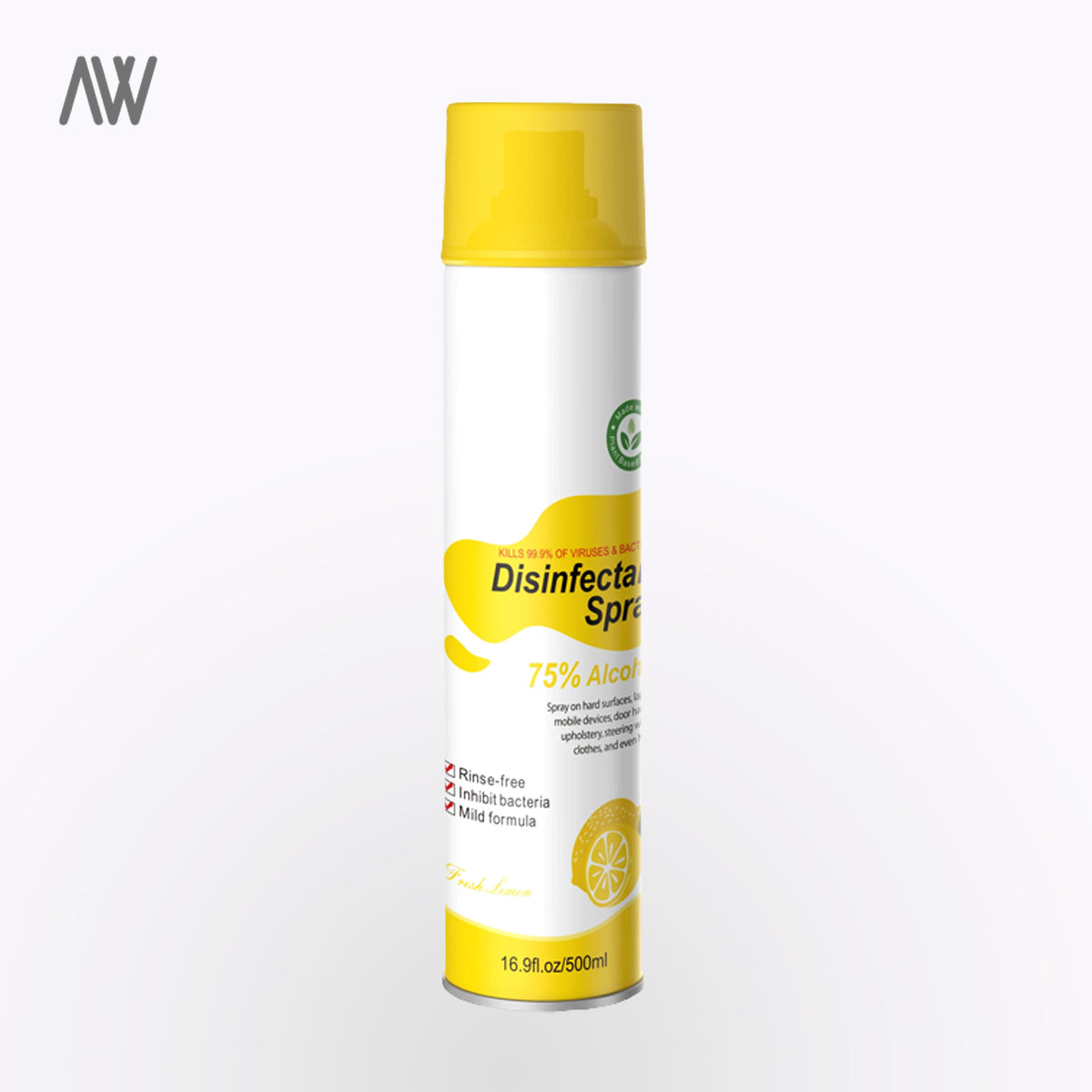 Disinfectant Lemon Spray - WHOLESALE PRICING - 75% Alcohol | AWD Prote ...